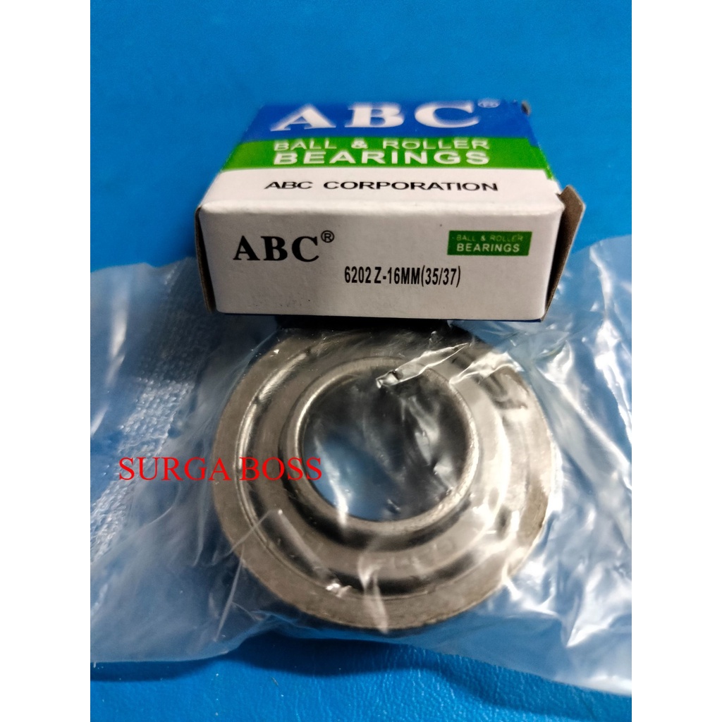 Jual Bearing 6202 Z 16MM merk ABC BEARING ARCO ARTCO GEROBAK SORONG ...