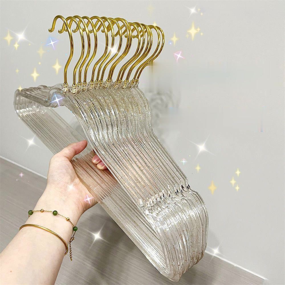 Jual Hanger Akrilik Gold Aesthetic Gantungan Baju Display Anti Slip ...