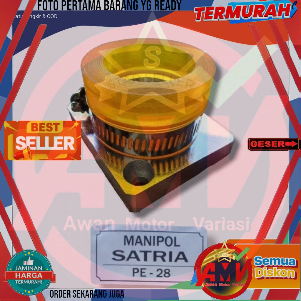 Jual Intake manifold - Manipol SATRIA FU PE28 - manifol - manipol - manipul - intake - adaptor ...