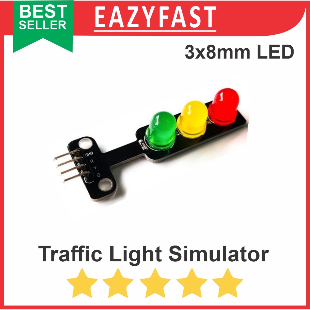 Jual Traffic Light Simulator Lampu Lalu Lintas 3 x 8MM Led Module ...