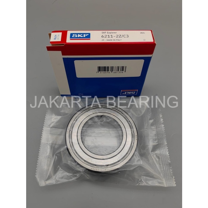 Jual Ball Bearing SKF 6211 2z C3 ORIGINAL | Shopee Indonesia