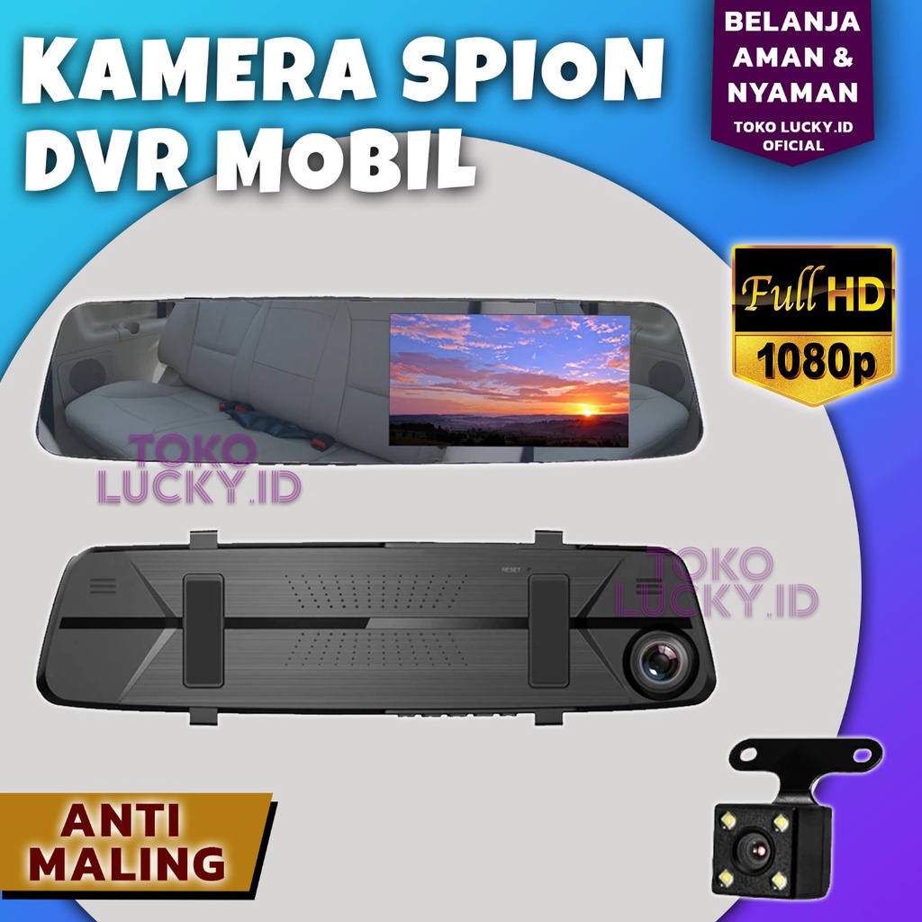Jual Kamera Spion Mobil Blackbox DVR Dasbor Car Camera Tengah Full HD ...