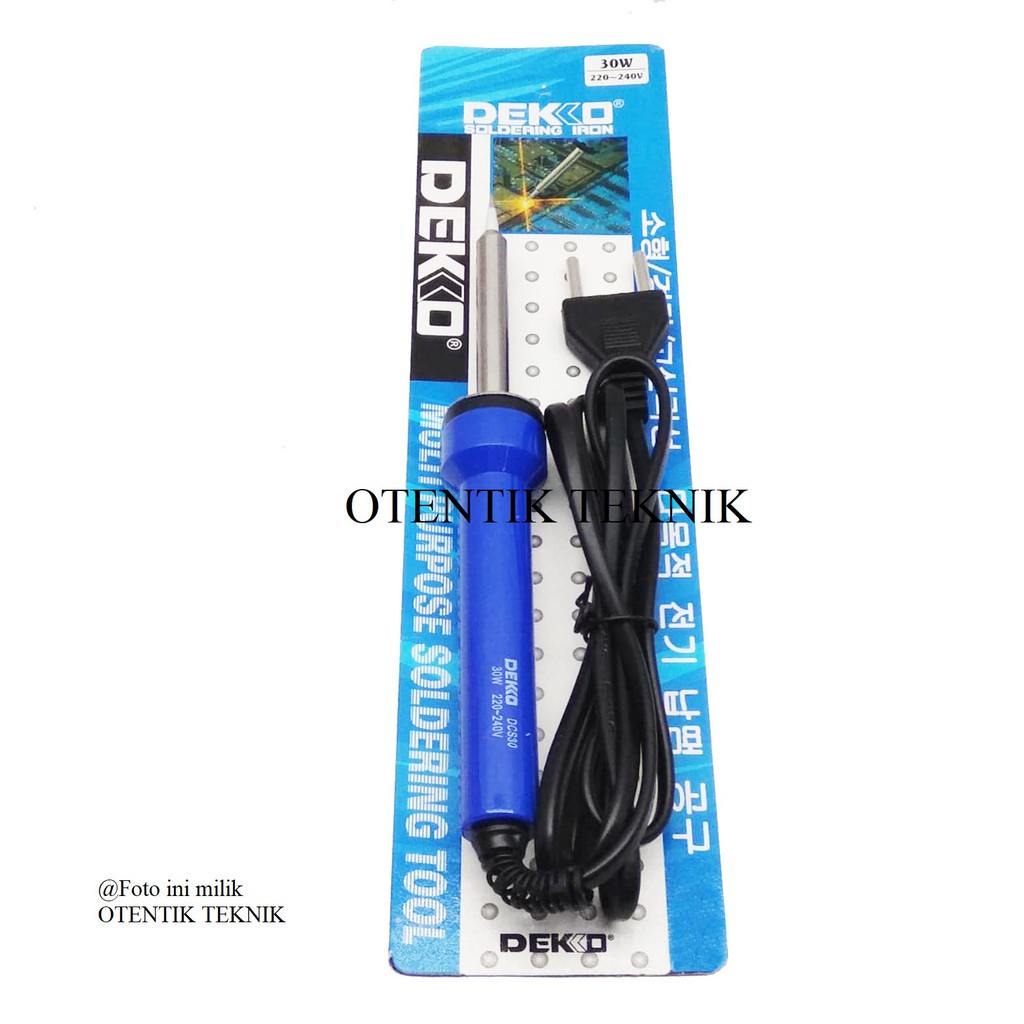 Jual DEKKO SOLDER 30 W DCS30 - DEKO ALAT SOLDER 30 WATT DCS 30 - MATA ...