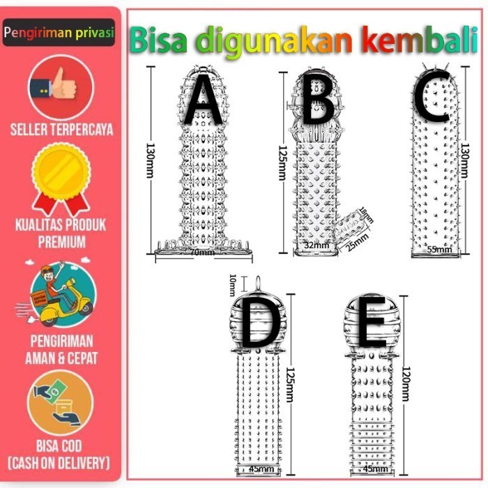 Jual Yuk di Order ALAT KESEHATAN KON DOM GERIGI 5 VARIAN TIPE | Shopee ...