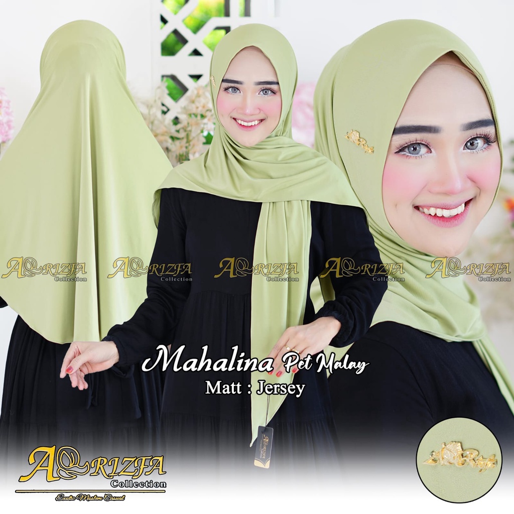 Jual Jilbab segi Tiga Instan Mahalina Oval By Ar-Rizfa | Shopee Indonesia