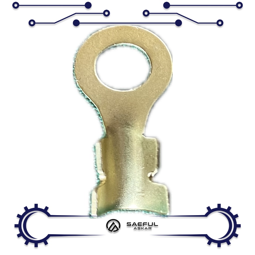 Jual Skun Aki Bulat M5 / Terminal Aki / Skun Kabel / Sekun Ring Tebal ...