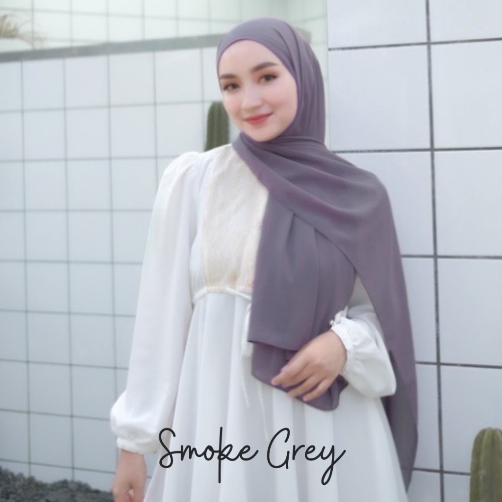 Jual Pashmina Ceruty Babydoll 40 Warna | Hijab Jilbab Pasmina Panjang 180 x75 cm pashmina ceruty ...