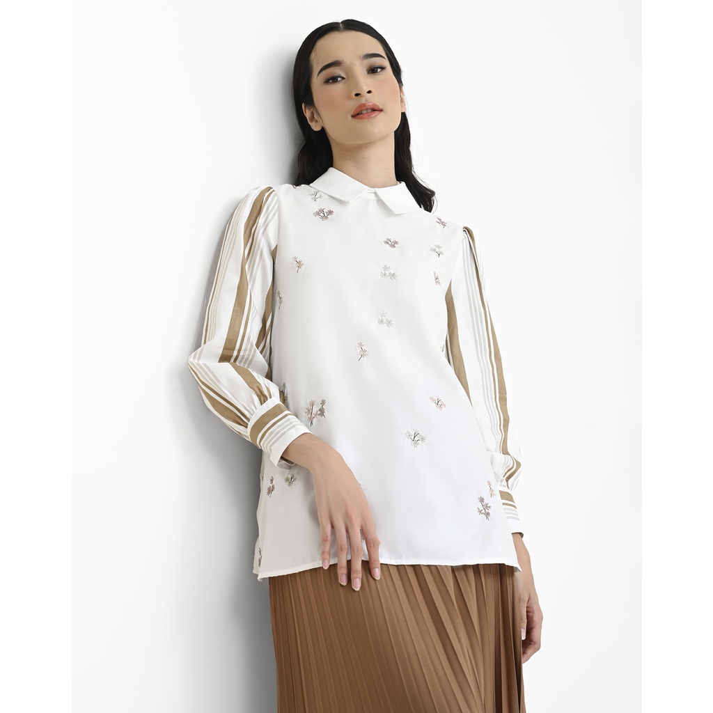 Jual Geulis.id KINTANA BLOUSE / BLOUSE PRINTED / ATASAN WANITA (2 warna) | Shopee Indonesia