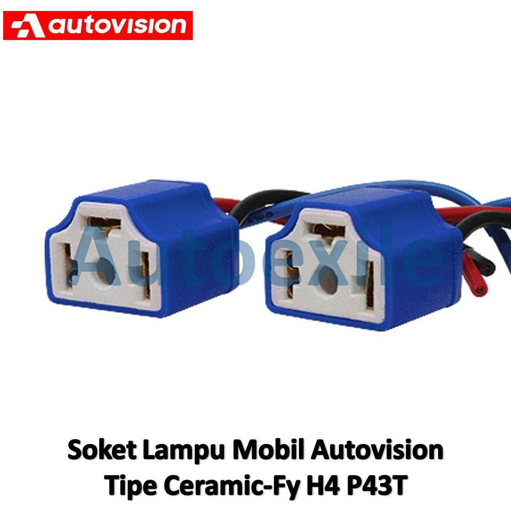 Jual Autovision Socket Ceramic Fy H4 P43T Original Soket Betina Rumah ...