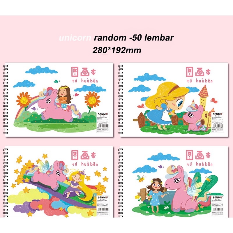 Jual Buku Gambar A4/WaterColor Book Kertas Buku Lukis 30/50 Lembar Buku ...