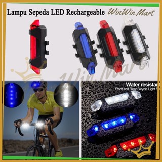 Jual Lampu Sepeda LED Rechargeable/Lampu Belakang Sepeda Usb ...