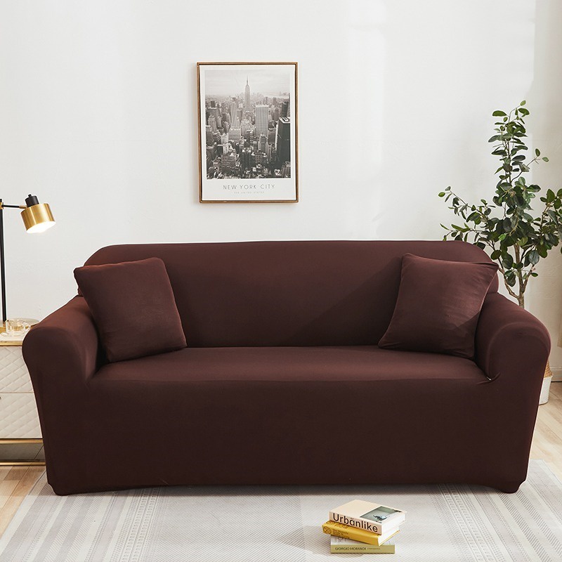 Jual Pusat CheckOut - Cover Sofa Sarung Sofa Polos 1/2/3/4 Seater/Sofa ...