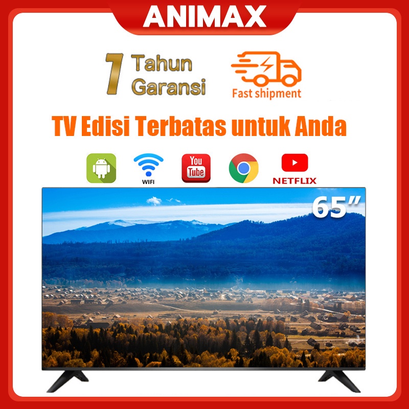 Jual ANIMAX TV Android 65 inch Smart TV Digital 4K UHD - Android 11.0 - Voice Control ...