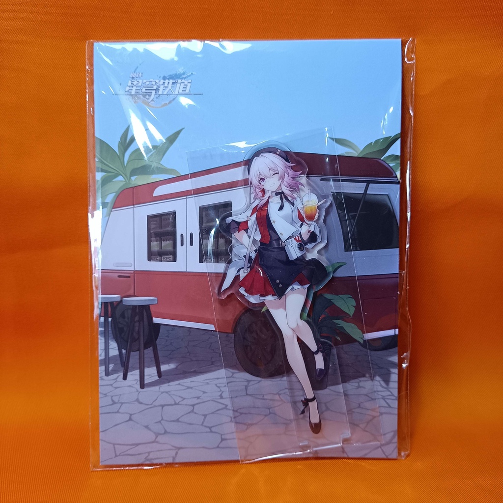 Jual March 7th KFC Ver. Theme Acrylic Stand 16cm - Honkai Star Rail x ...