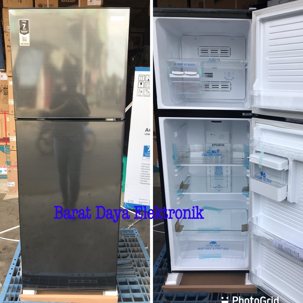 Jual Kulkas Aqua 2 Pintu AQR-D270 [220 L] Tanpa Bunga Es Low Watt ...