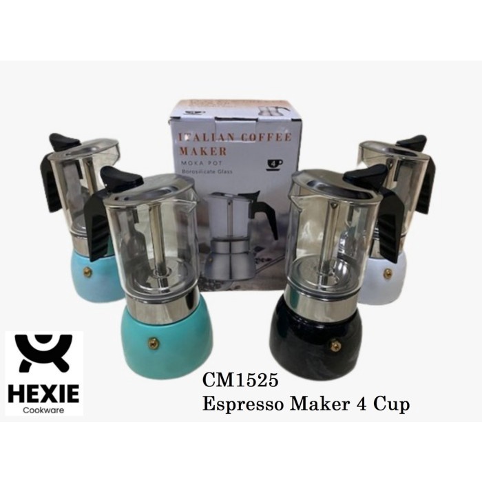 Jual Moka Pot Coffee Maker / Espresso Maker 4 Cup by COOKMASTER ...