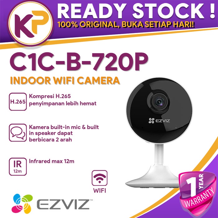 Jual EZVIZ C1C-B 1080P SMART HOME IP CAMERA CCTV BERGARANSI RESMI ...