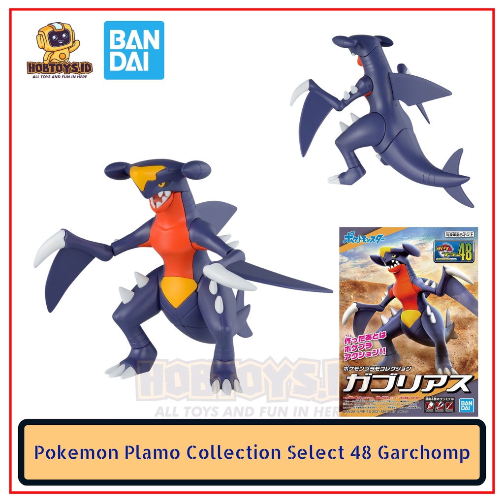Jual Pokemon Plamo 48 Garchomp Bandai | Shopee Indonesia
