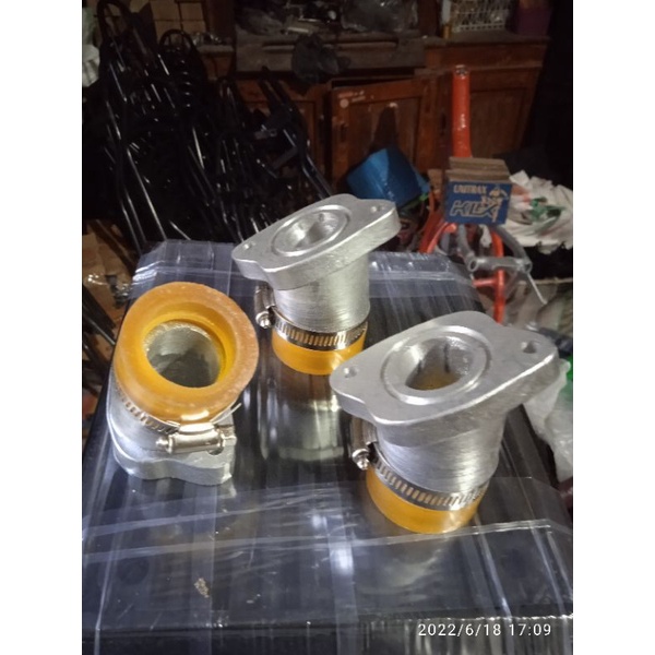 Jual INTAKE KARBURATOR MANIFOLD CUSTOM KHUSUS RANGKA TRAIL PNP MESIN MEGAPRO,TIGER,VERZA,BYSON ...