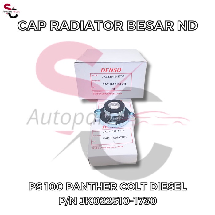 Jual Cap Radiator Besar ND PS 100 Panther Colt Diesel P/N JK022510-1730 ...