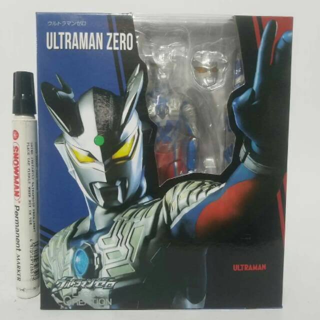 Jual mainan figure shf ultraman zero recast bandai by legend creation ...