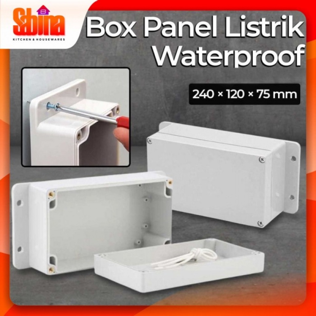 Jual Box Penutup Panel Listrik Kotak Pelindung Sambungan Waterproof ...