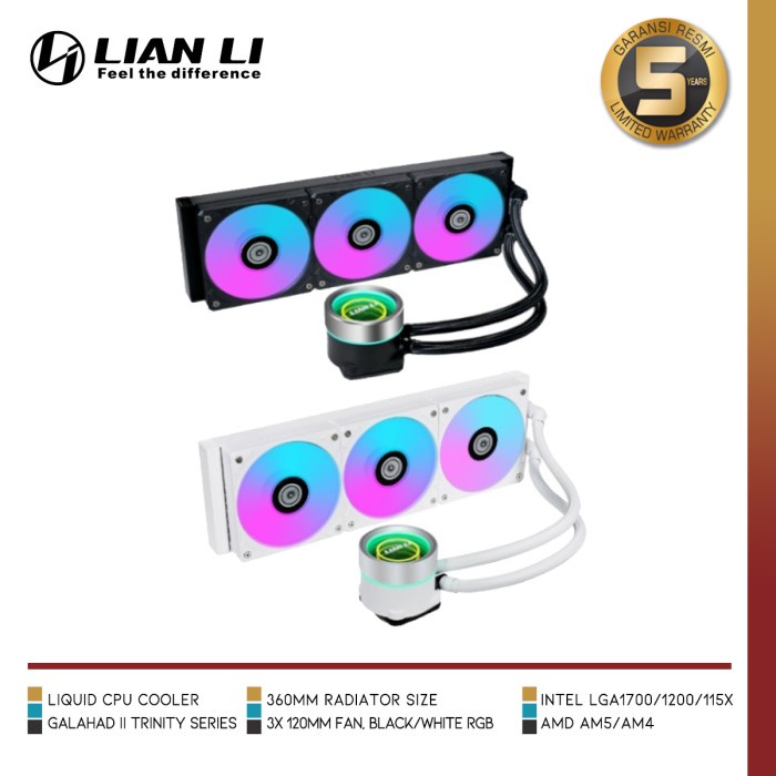 Jual LIAN LI Galahad II Trinity 360 | High Performance RGB Fan | Shopee ...