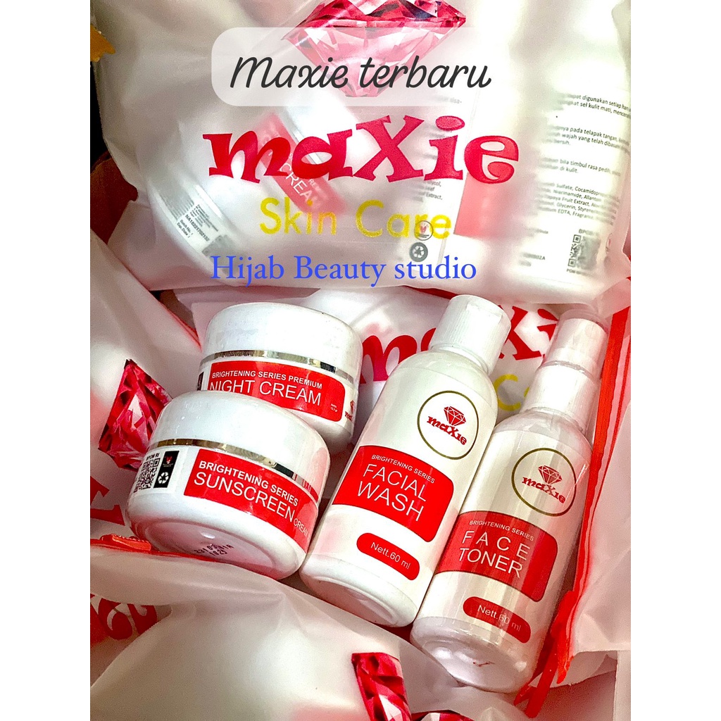 Jual MAXIE GLOW SKINCARE BPOM KEMASAN TERBARU BPOM/1 PAKET MAXIE DAY ...