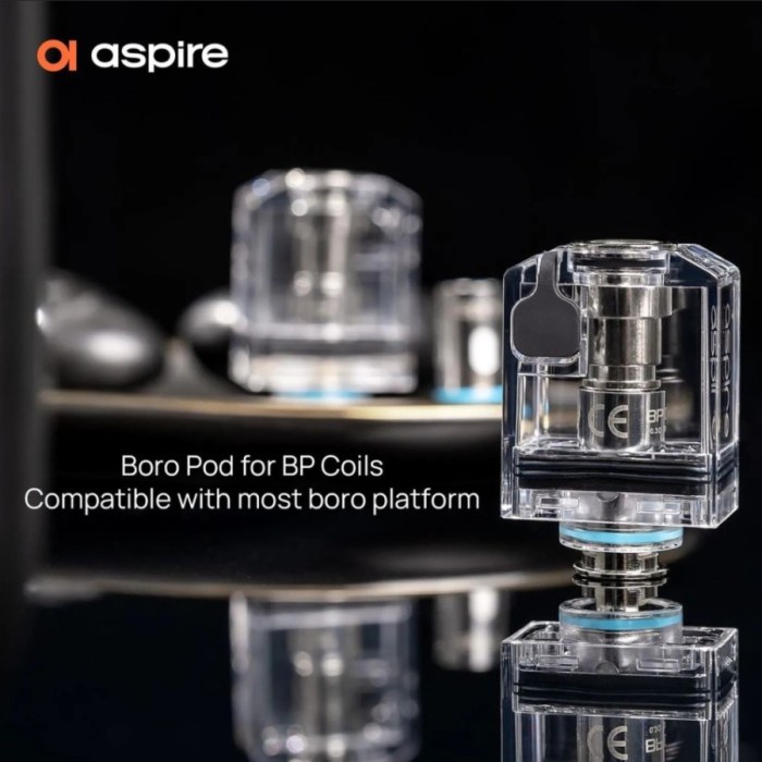 Jual Aspire Boro Pod Tank Include BP Coil for Boro Devices by Aspire ...