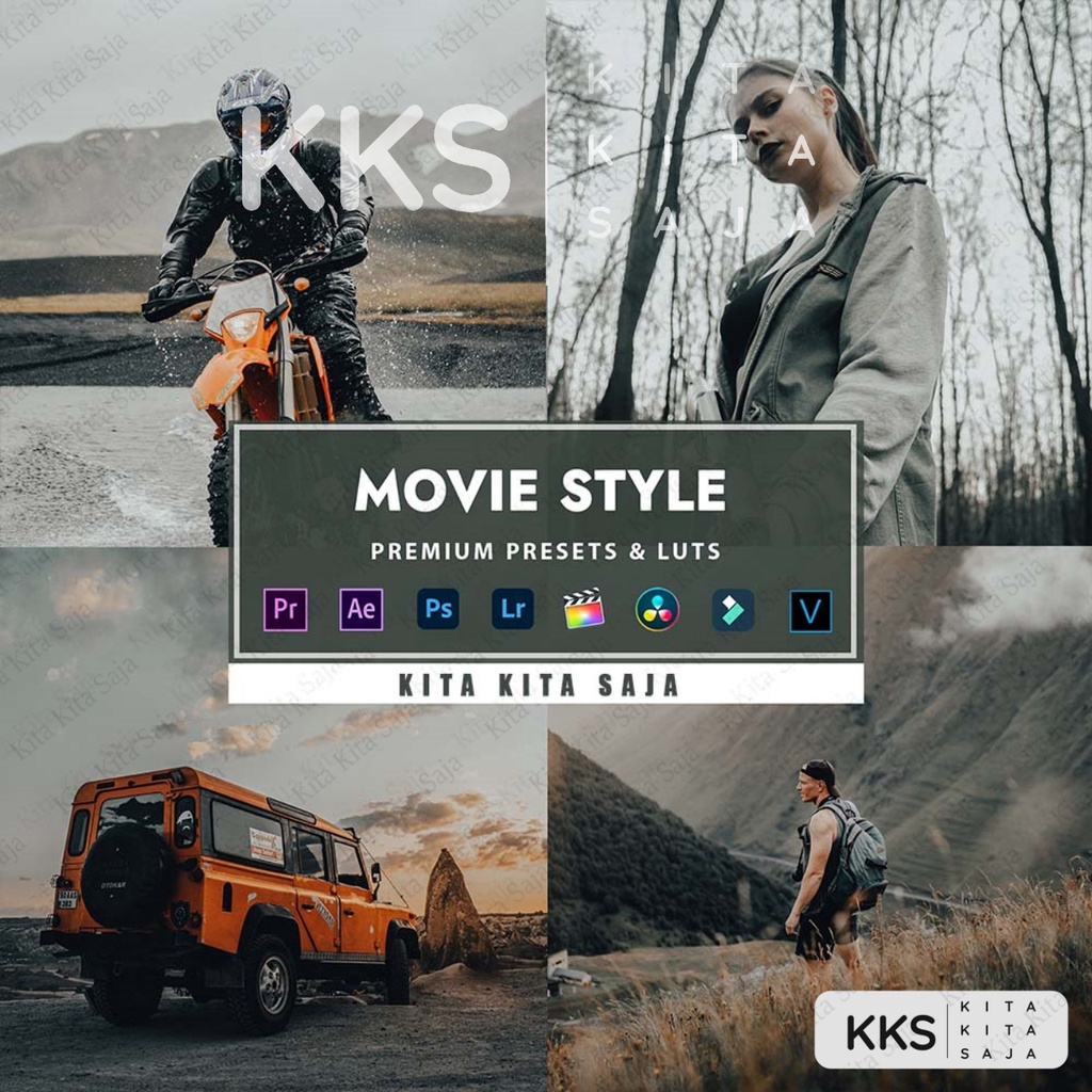 Jual Movie Style - Premium Preset Lightroom Foto dan Video LUT LUTs VN Android IOS & PC Premiere ...