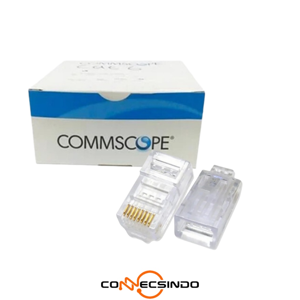 Jual Konektor RJ45 CAT6 Commscope 100Pcs | Shopee Indonesia