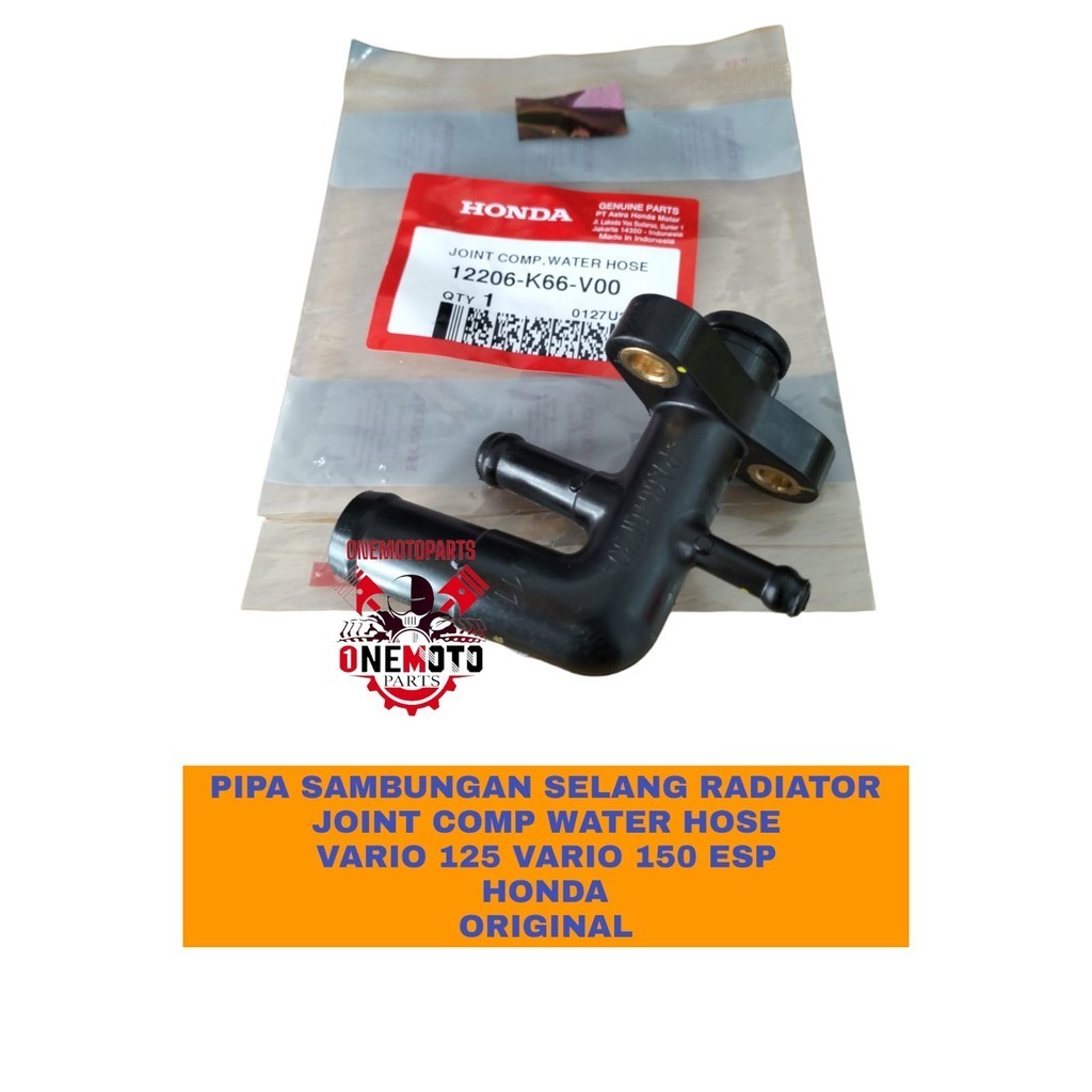 Jual PIPA SAMBUNGAN SELANG RADIATOR JOINT COMP WATER HOSE VARIO 125 150 ESP HONDA 12206-K66-V00 ...