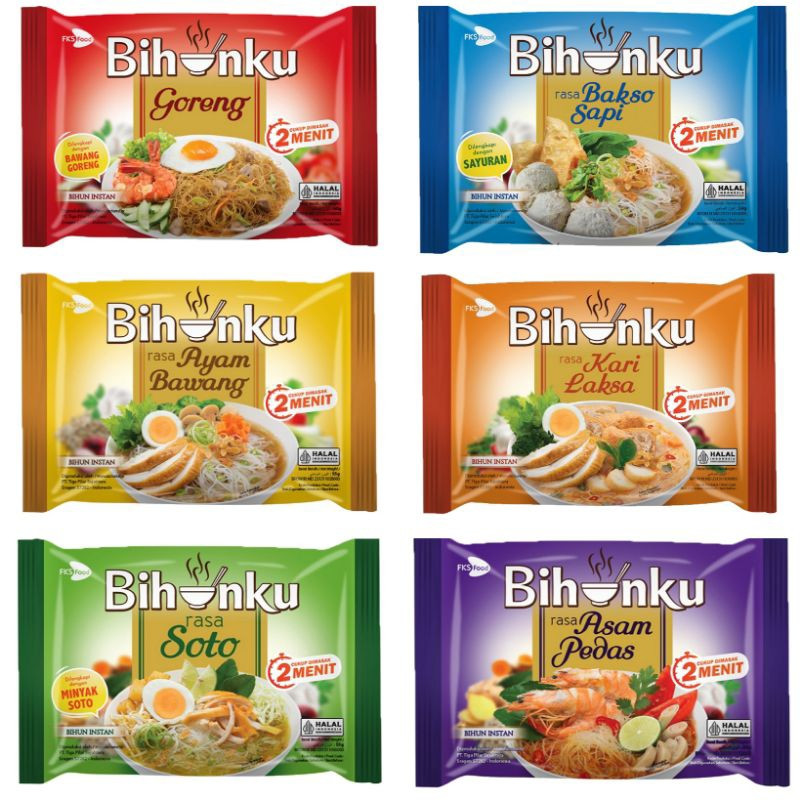 Jual BIHUNKU GORENG KUAH AYAM BAWANG SOTO KARI LAKSA ASAM PEDAS BAKSO ...
