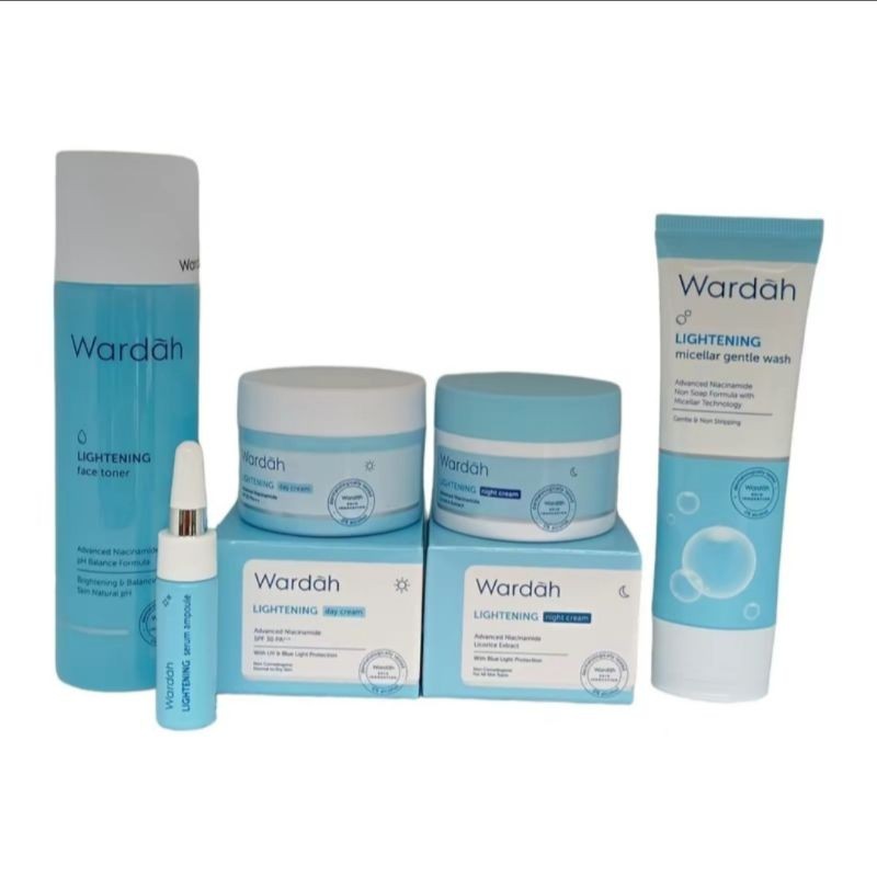 Jual Paket Wardah Lightening Series 1 Satu Paket Murah Lengkap Sepaket ...