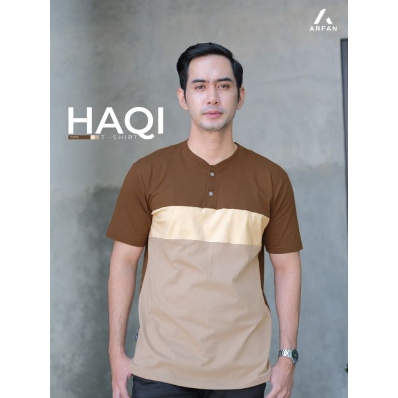 Jual HAQI T-SHIRT PREMIUM By ARFAN ORI / KAOS POLOS PRIA AUDINA ...