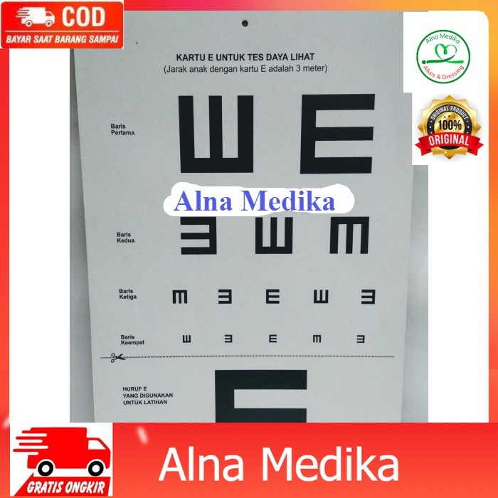 Jual Snellen Chart / MS / Khusus | Shopee Indonesia