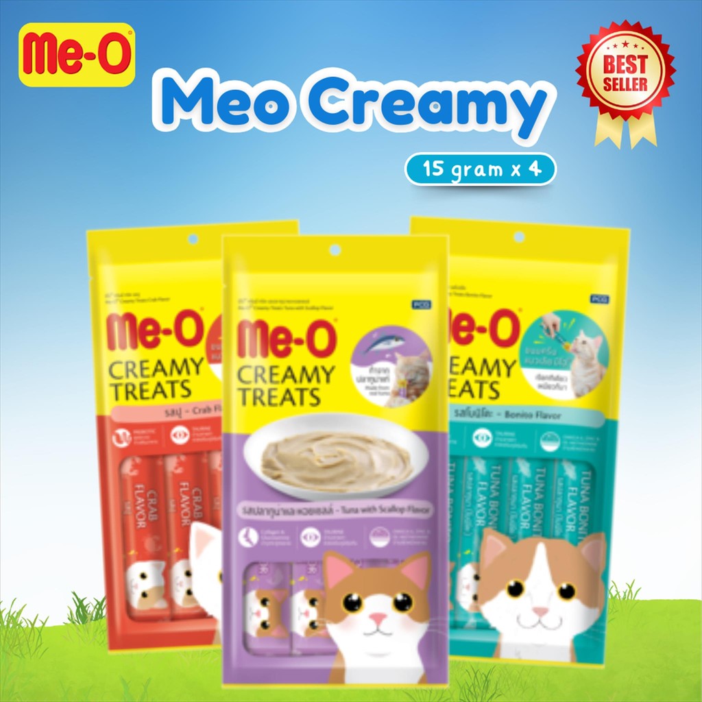 Jual MEO CREAMY ALL VARIAN // SNACK BASAH KUCING | Shopee Indonesia
