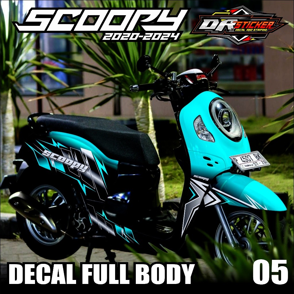 Jual Decal Sticker Honda Scoopy Full Body - Dekal Stiker Motor Honda ...