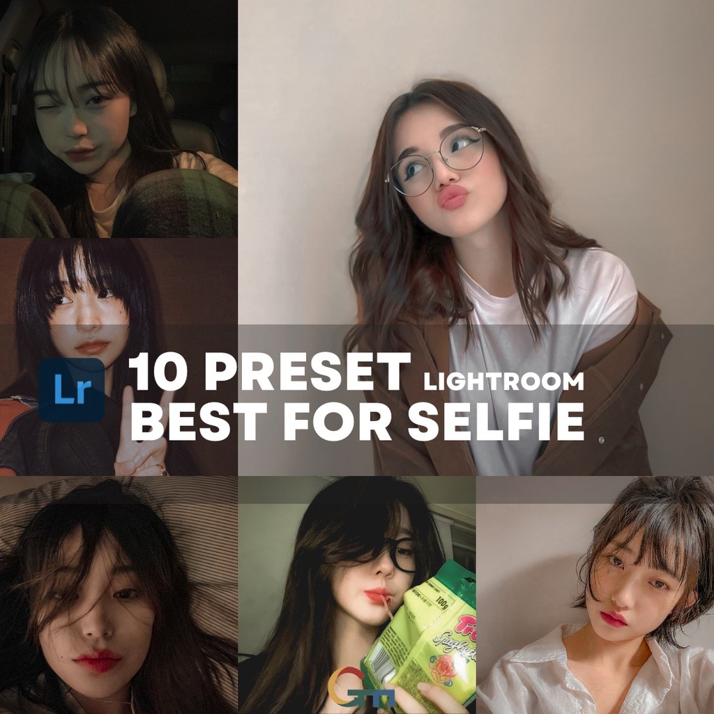 Jual 10 Preset Lightroom aesthetic best for selfie (iOS & Android ...