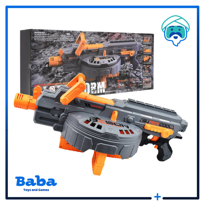 Jual MAINAN BLAZE STORM AUTOMATIC SOFT BULLET GUN 7032 ORIGINAL NOT ...