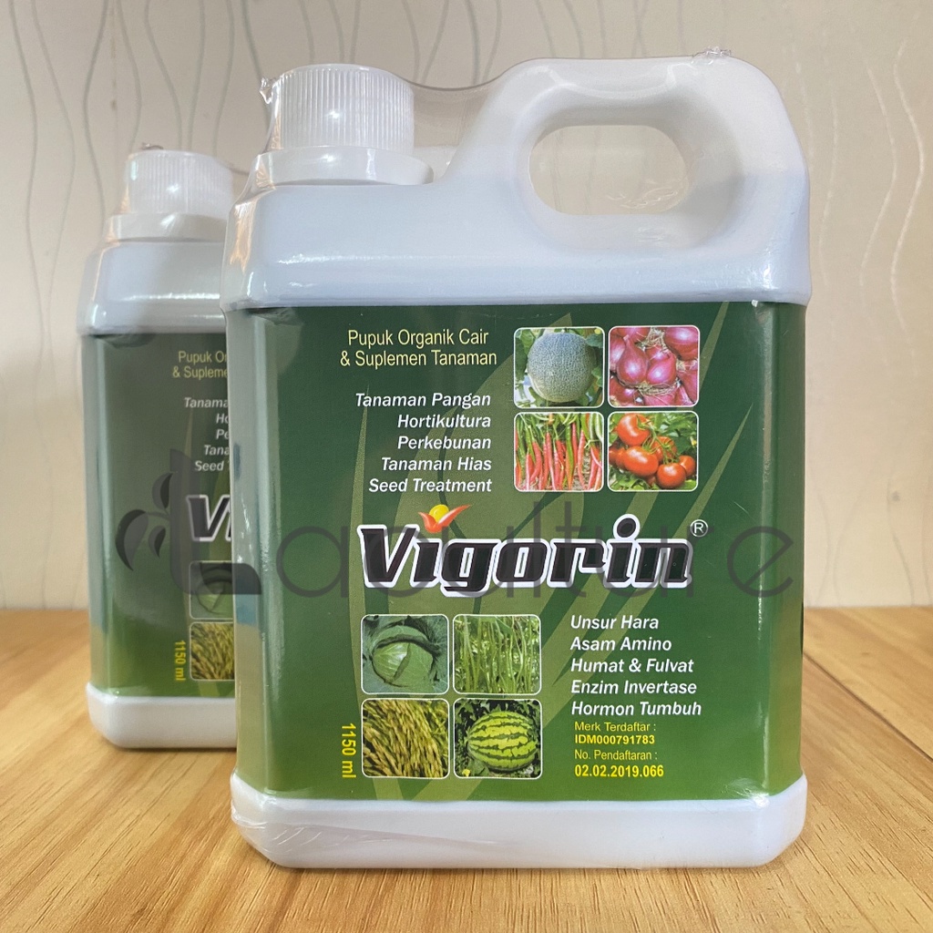 Jual Pupuk Organik Cair VIGORIN 1150 ml Suplemen Tanaman | Shopee Indonesia