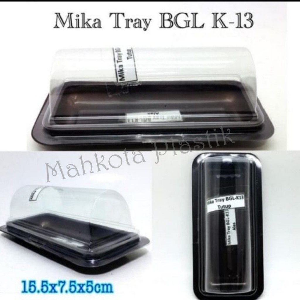 Jual Mika Tray BGL K-13 isi 50pcs Mika Bolu Gulung Mika Mochi | Shopee ...