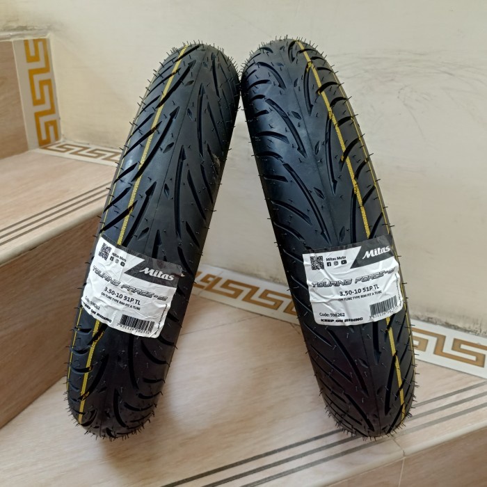 Jual ban mitas touring force sc ring 10 3.50 vespa px series excel ...