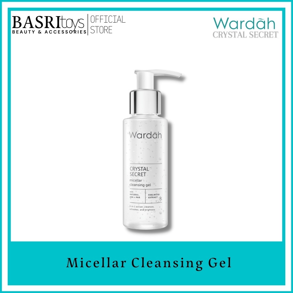 Jual WARDAH Crystal Secret Micellar Cleansing Gel | Shopee Indonesia