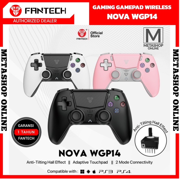 Jual Fantech NOVA WGP14 Gamepad Wireless Console Hall Effect PS4 PC ...