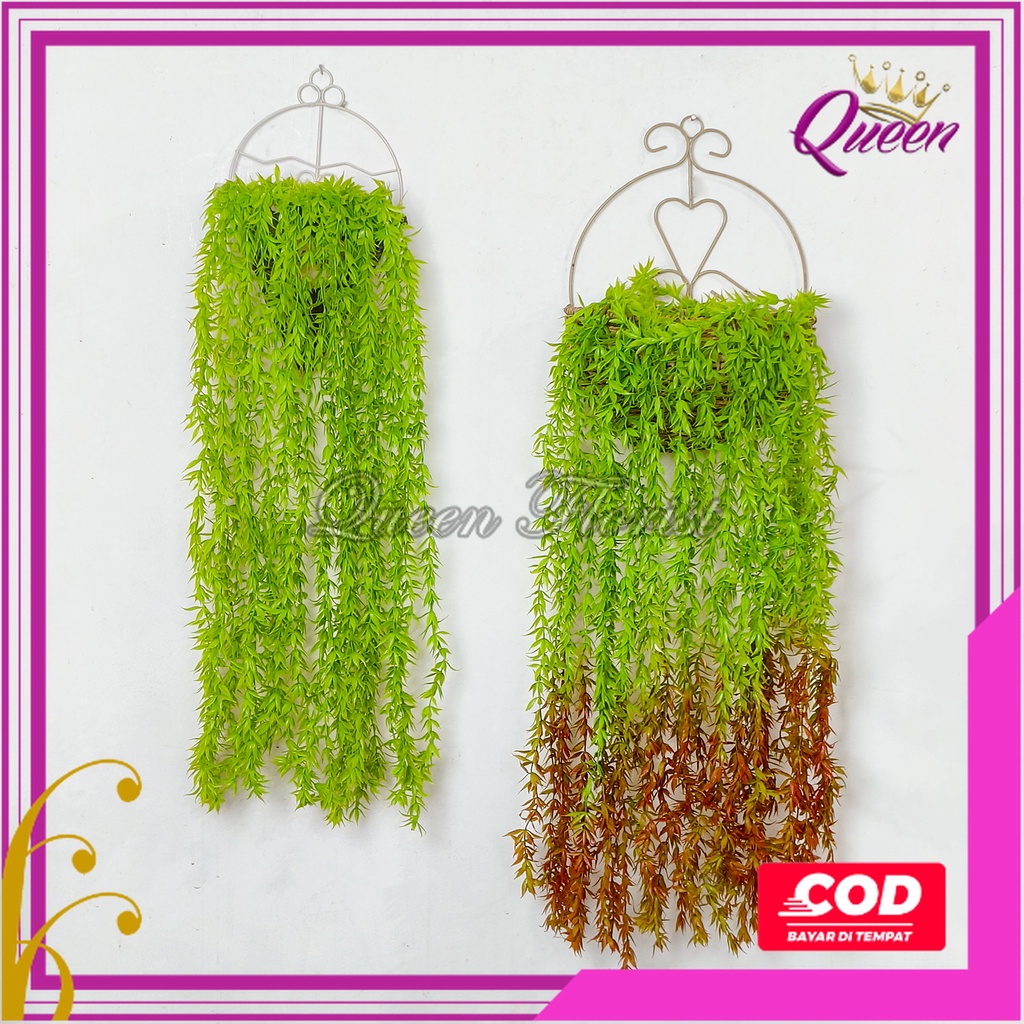 Jual DAUN RAMBAT PALSU JUNTAI ROTALA DURI BERCABANG GANTUNG ARTIFICIAL ...