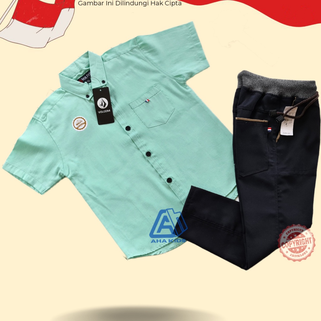 Jual Gratis ONGKIR//dan BISA COD//Setelan Kemeja polos Lengan Pendek ... Jual Gratis ONGKIR//dan BISA COD//Setelan Kemeja polos Lengan Pendek ...