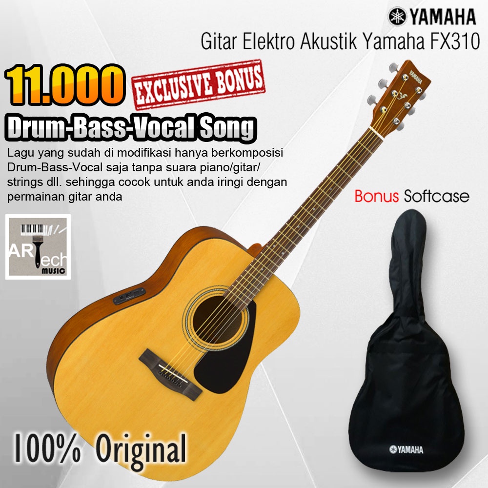 Jual Gitar Elektro akustik Yamaha FX310 Original, Electro Acoustic ...