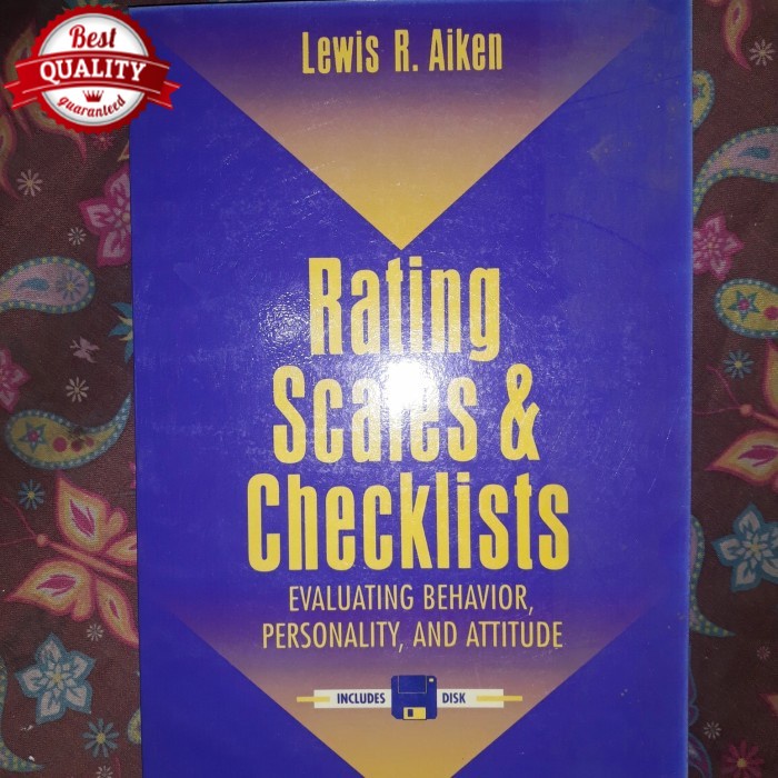 Jual Buku Rating Scales & Checklists lewis r aiken | Shopee Indonesia Jual Buku Rating Scales & Checklists lewis r aiken | Shopee Indonesia