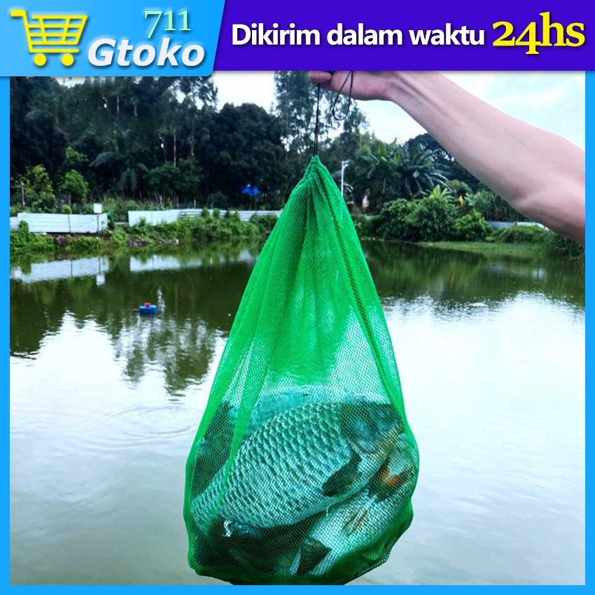 Jual Jaring Tas Wadah Ikan Mancing Jaring Koja Korang Pancing Untuk Jebakan Atau Tempat Ikan ...